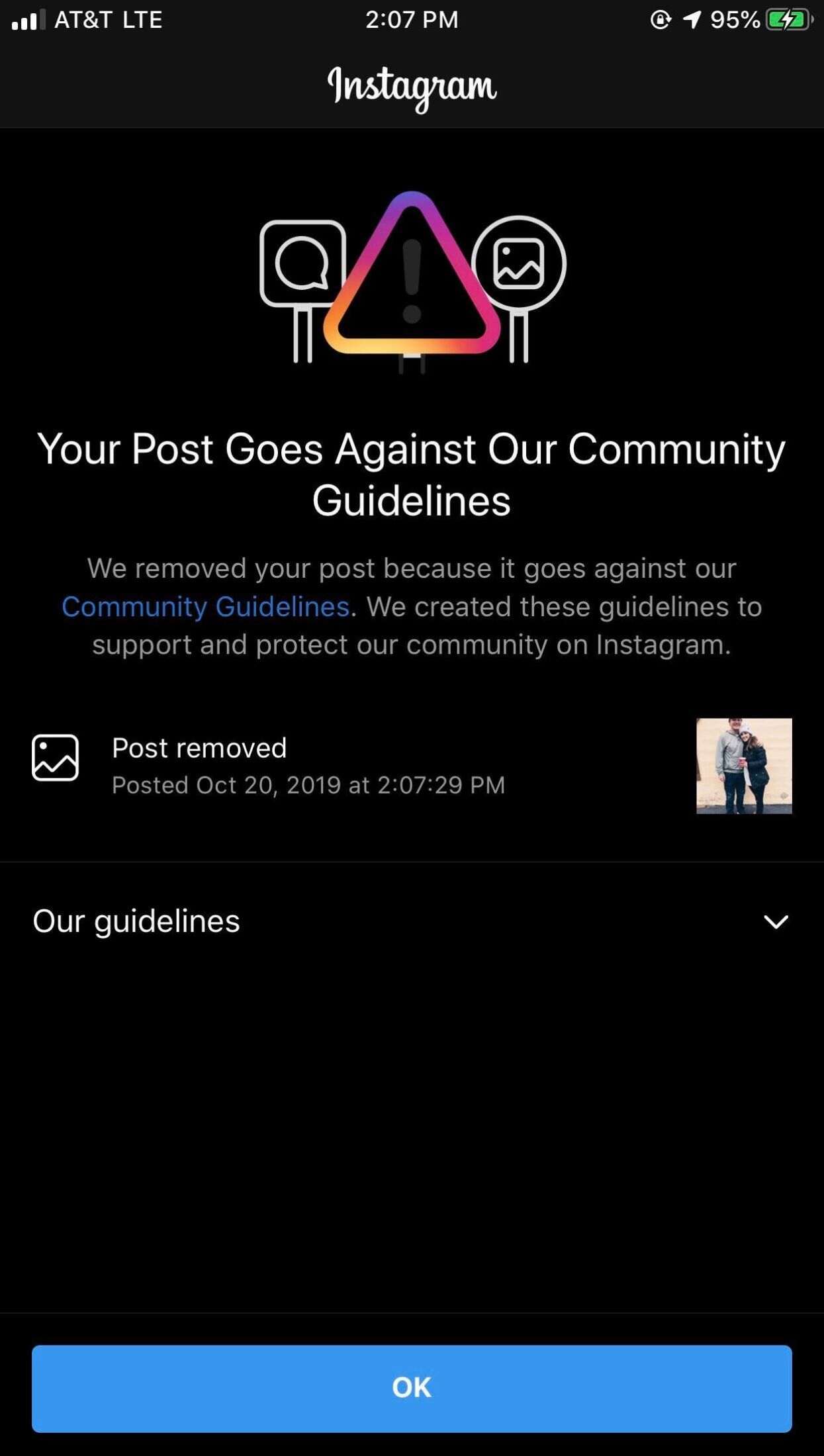 Instagram Content Removal Policy | Bizdify